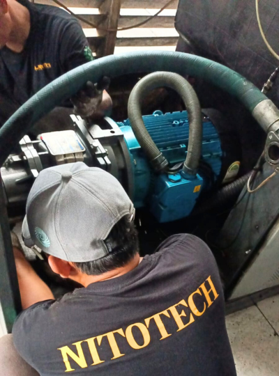 Nitotech - Stationary Oil Injected Screw Compressor, Oil Free ...